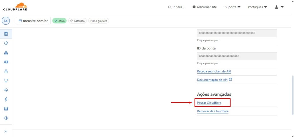Desativando o CloudFlare - Suporte - Kangaroo Host
